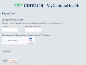 Centura Bill Pay Login - MyCenturaHealth Portal - MyCenturaHealth